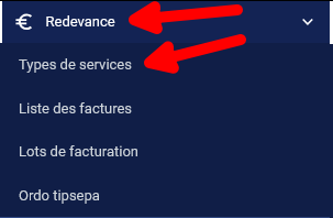 Les types de services